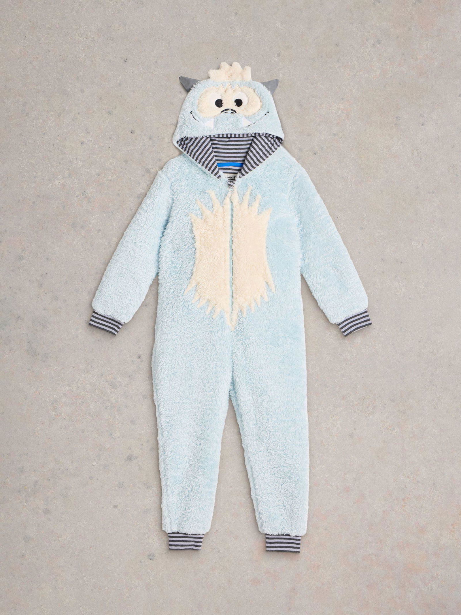 WHITE STUFF Yeti Onesie in Light Blue | endource