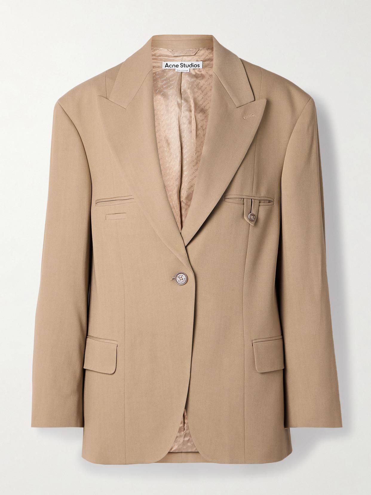 ACNE STUDIOS Twill Blazer in Brown | endource
