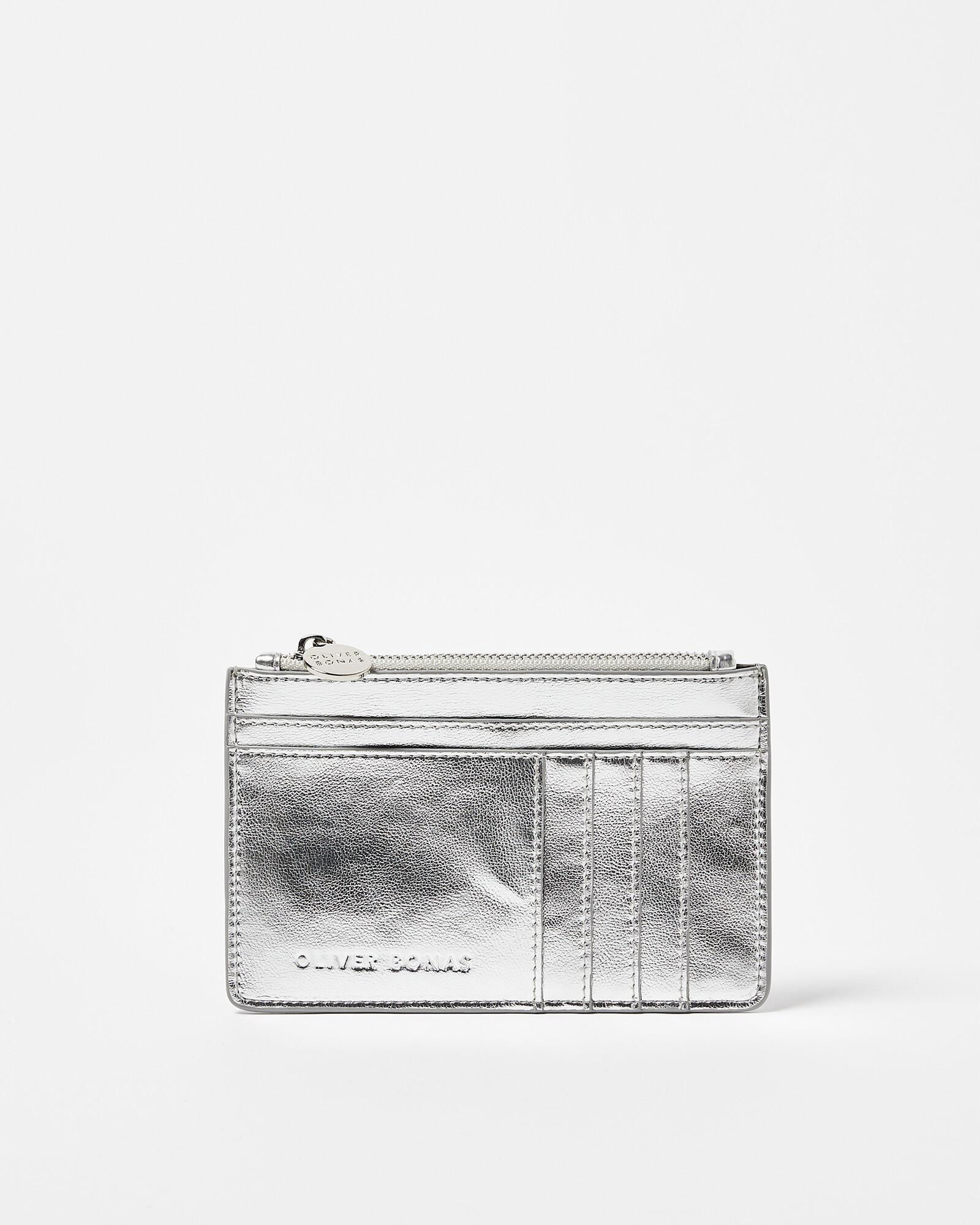 OLIVER BONAS Rita Silver Card Holder in Silver | endource