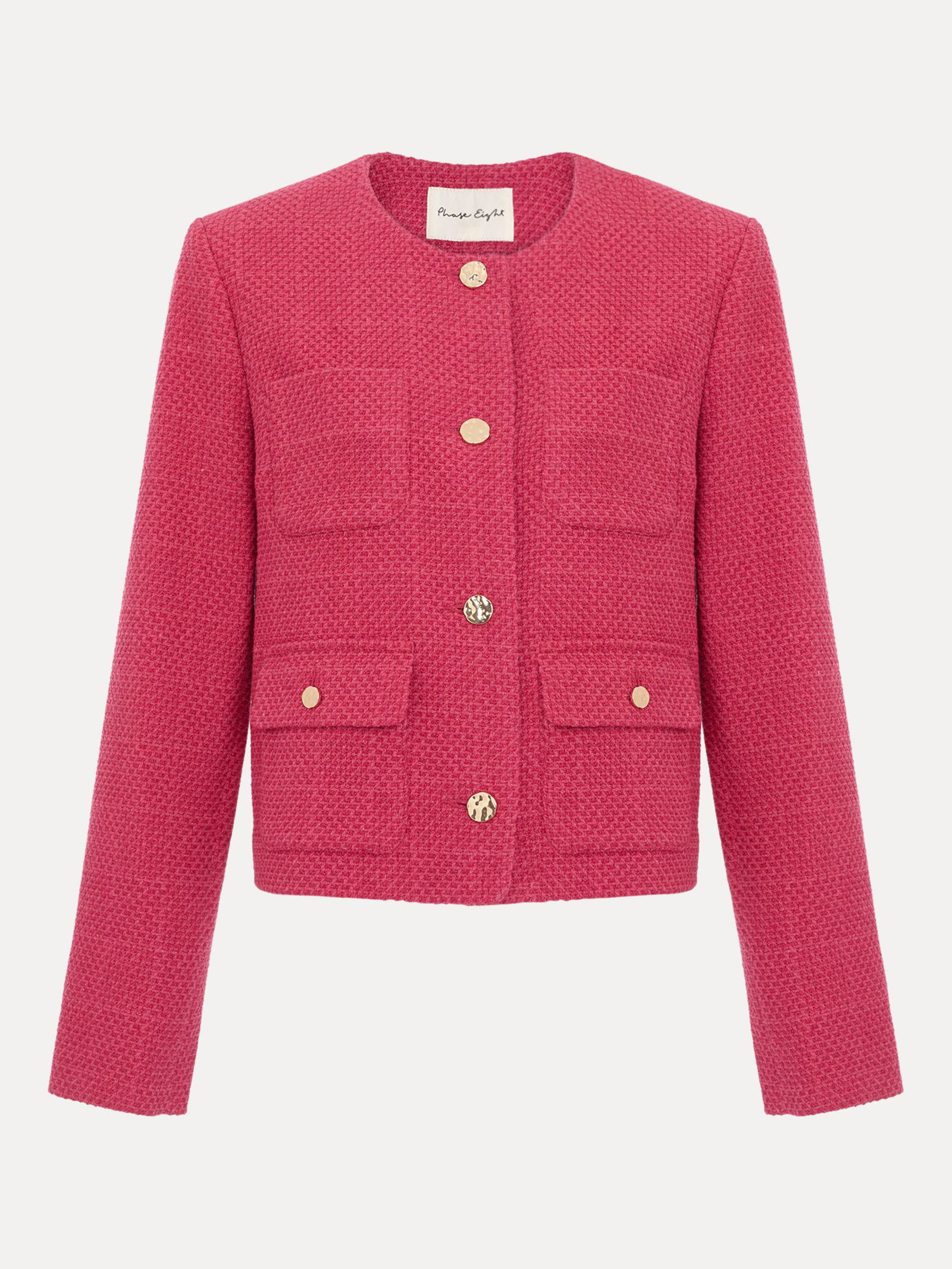 PHASE EIGHT Ripley Boucle Jacket in Pink | Endource