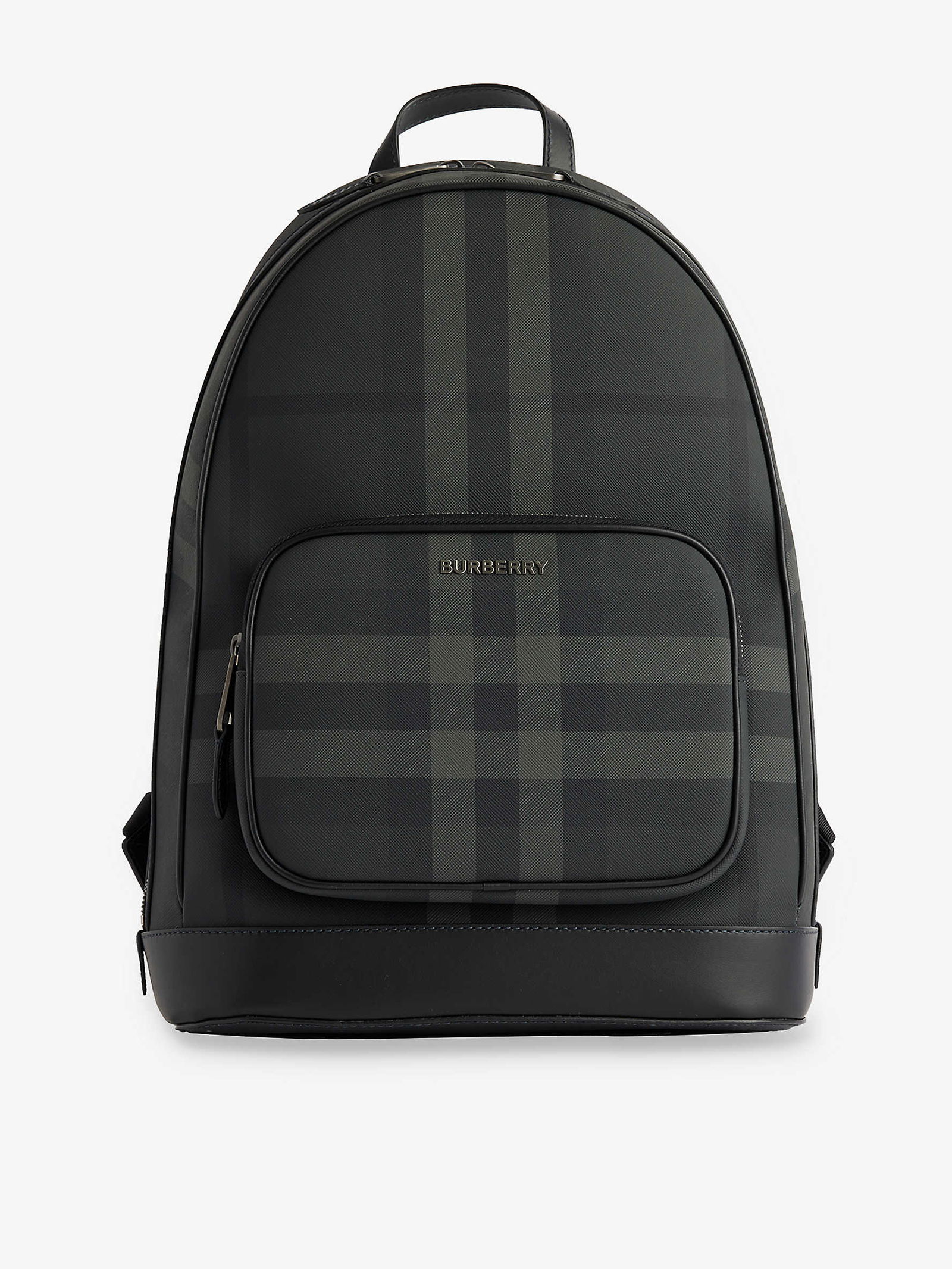 BURBERRY Rocco Woven Backpack in CHARCOAL | endource