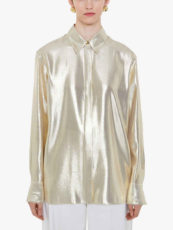 JOSEPH Capri Relaxed-Fit Silk-Blend Blouse | endource