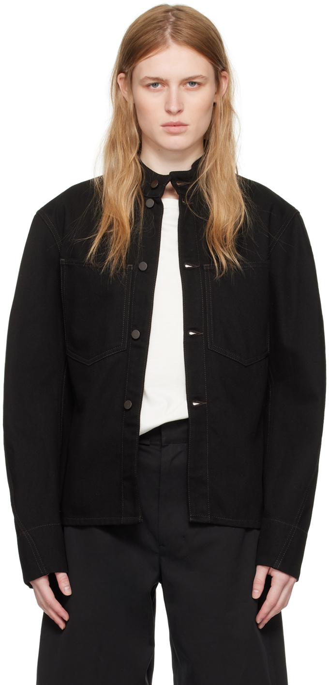 LEMAIRE Curved Sleeve Denim Jacket | endource