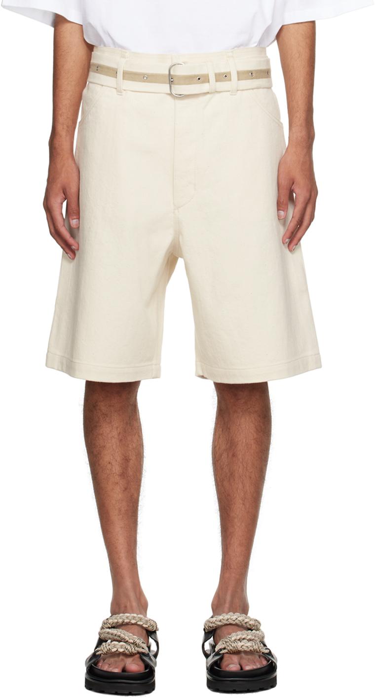 JIL SANDER Belted Denim Shorts | endource