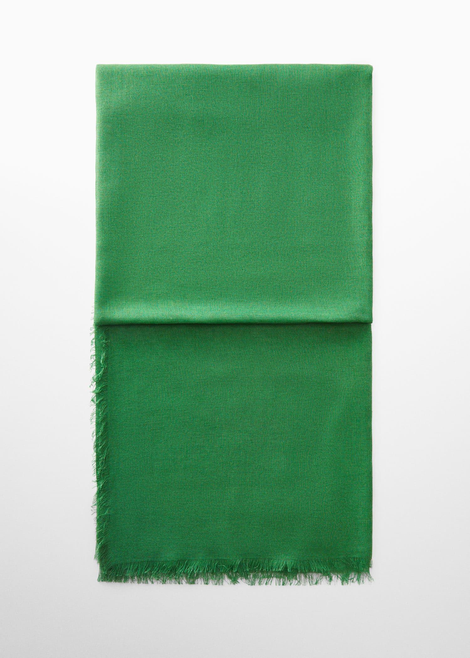 MANGO Linen Blend Scarf | endource