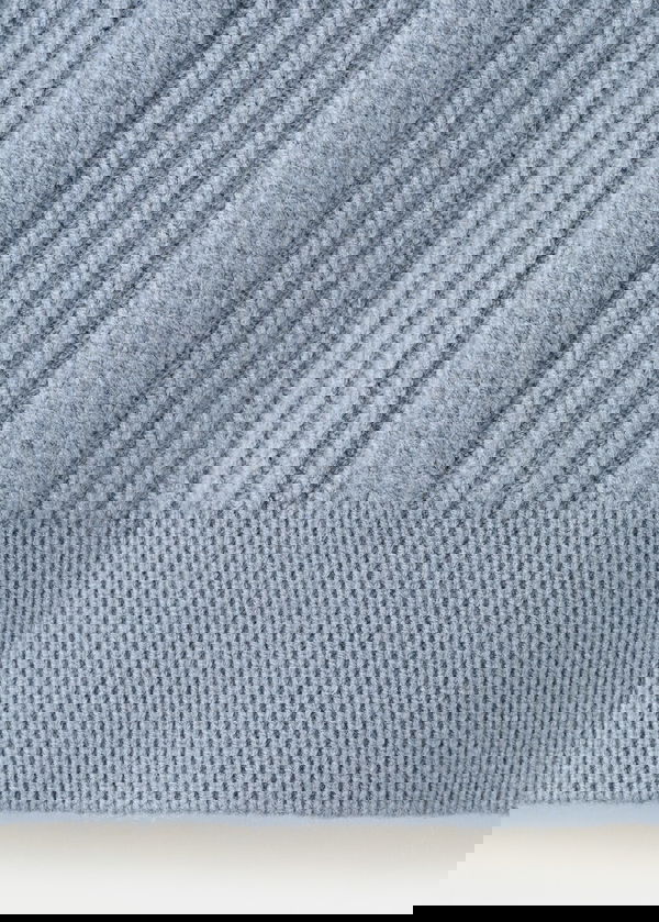 MANGO Structured Knitted Sweater | endource