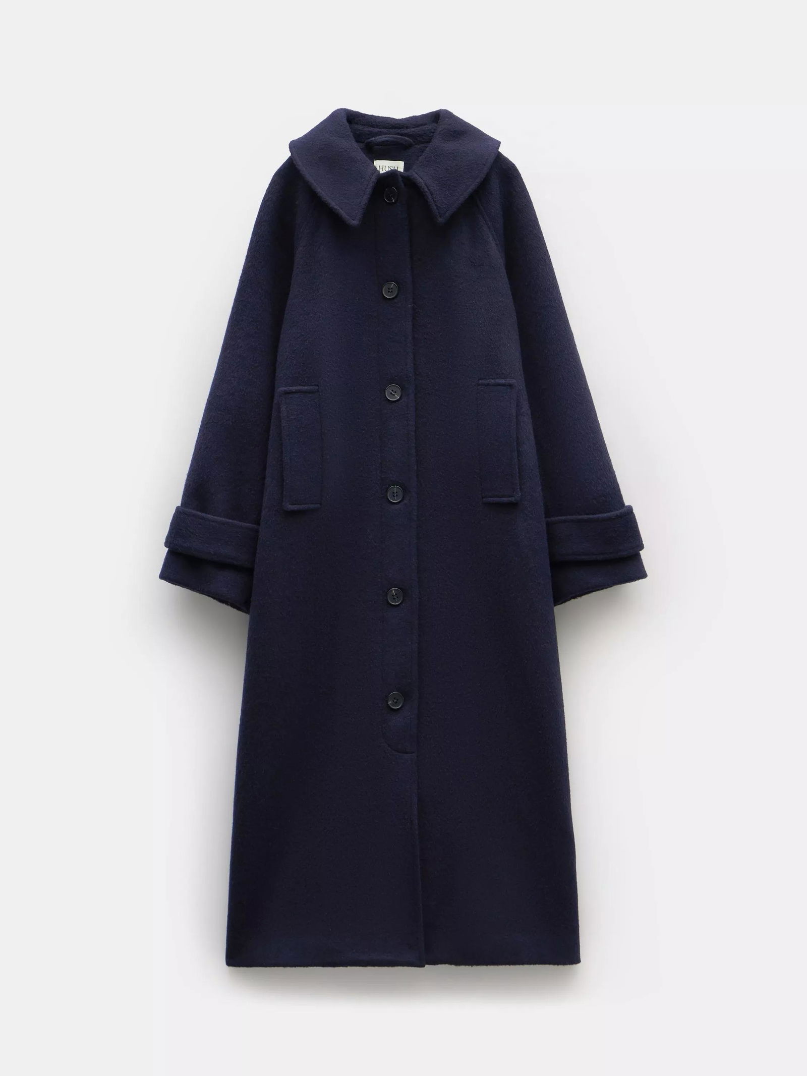 HUSH Munroe Pure Wool Cocoon Coat | endource