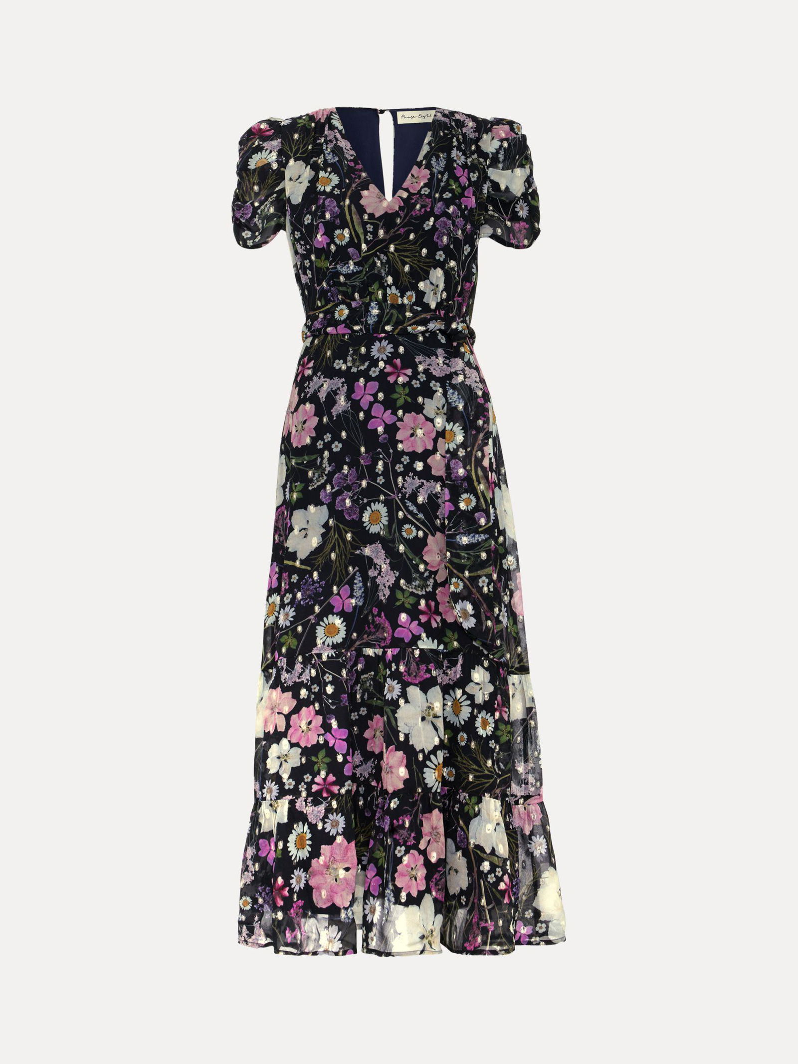 PHASE EIGHT Azalea Floral Belted Maxi Dress | endource