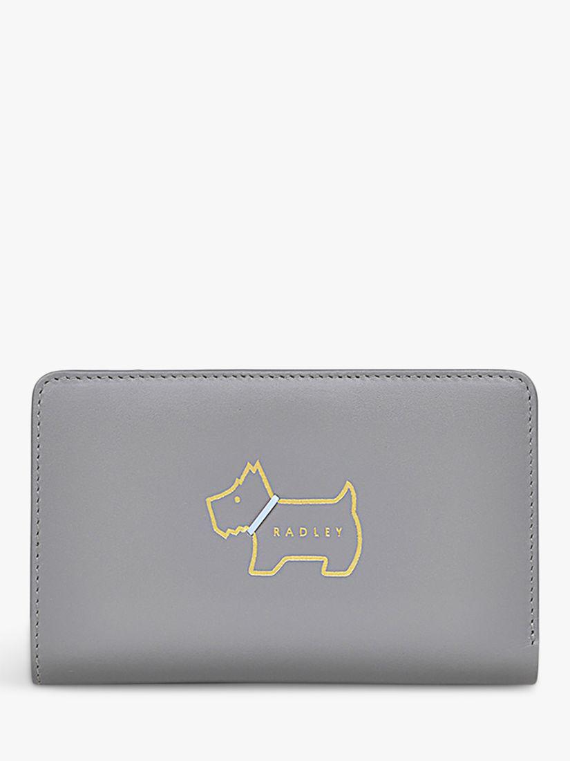 RADLEY Heritage Dog Outline Leather Purse in Cloud Burst | Endource