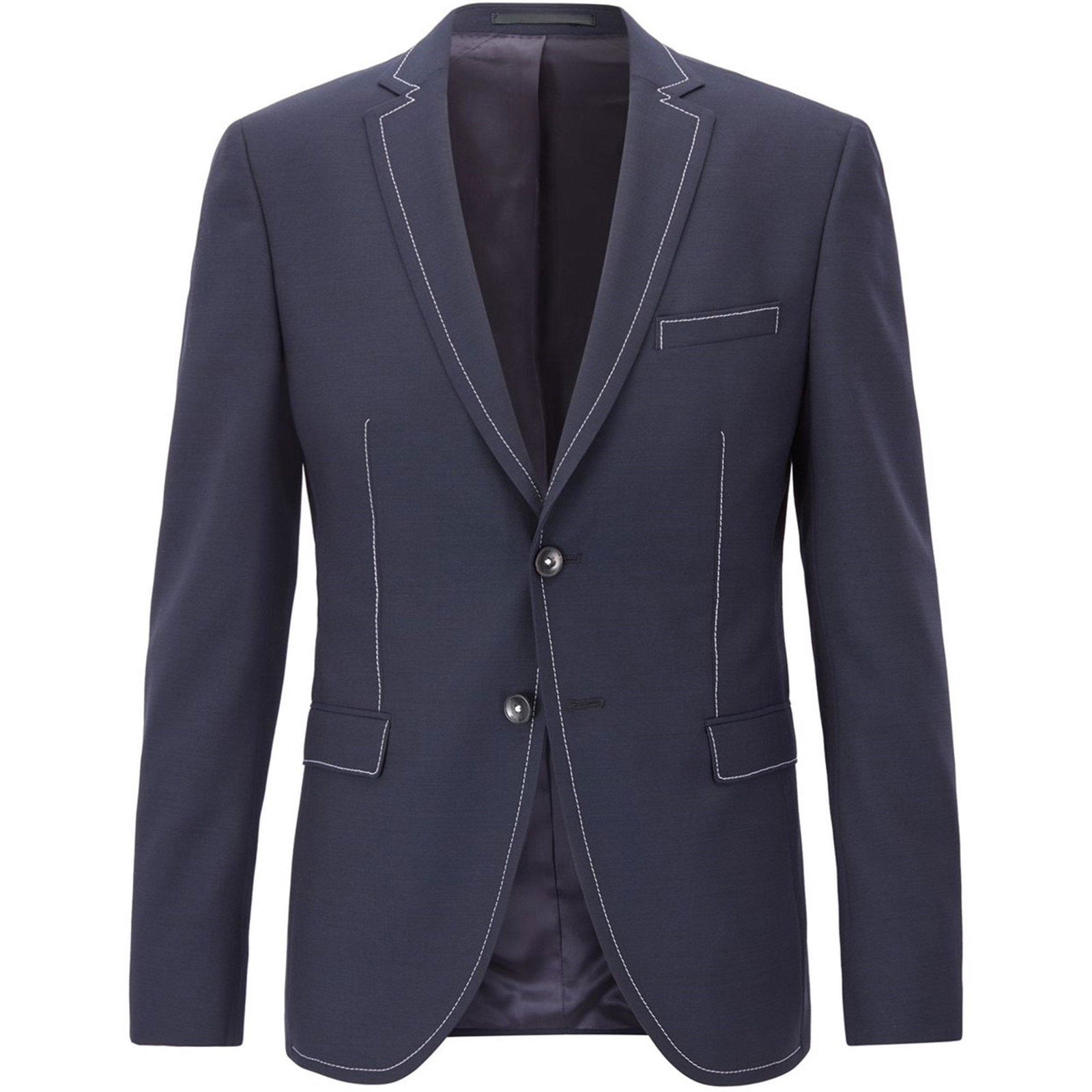 BOSS Rawen Structured Long Sleeve Button Blazer | endource