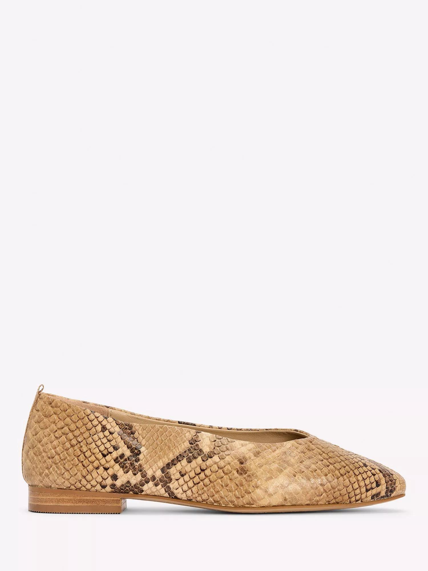 BODEN High Cut Stitch Detail Flat Ballerina Pumps | endource
