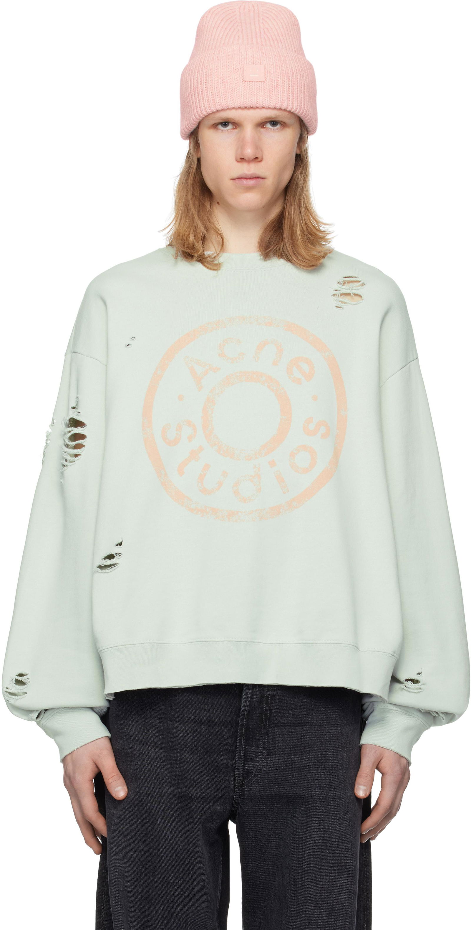 ACNE STUDIOS Printed Logo Sweatshirt | endource