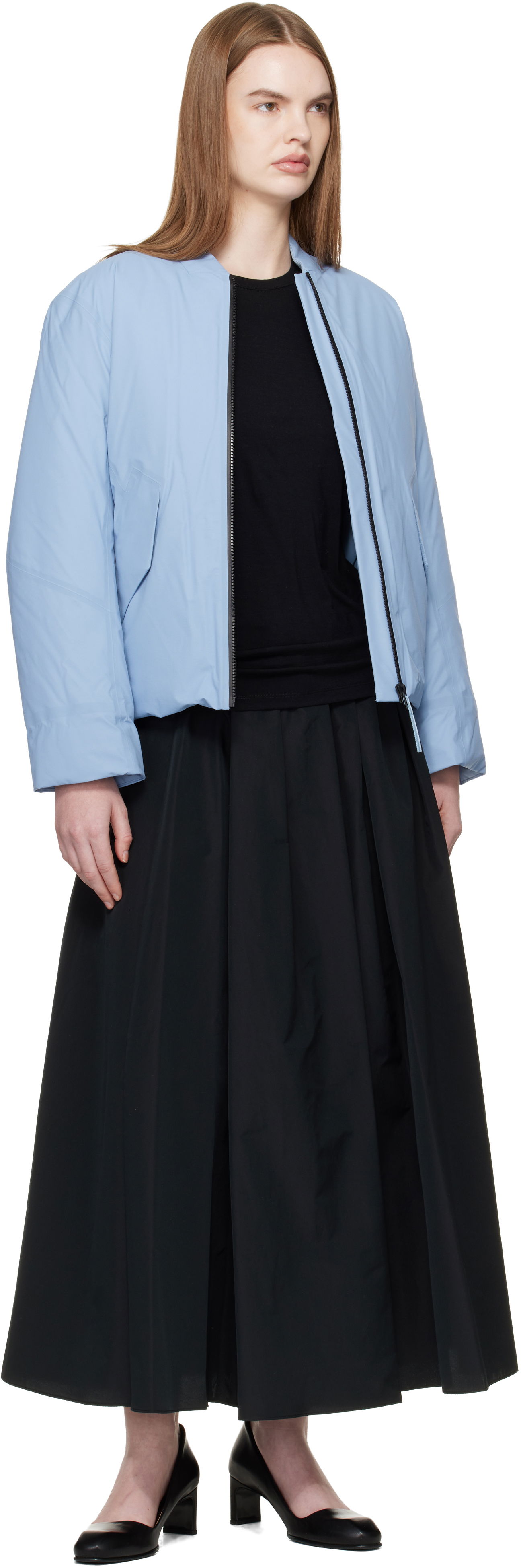 WEEKEND MAX MARA Black Curvato Maxi Skirt | endource