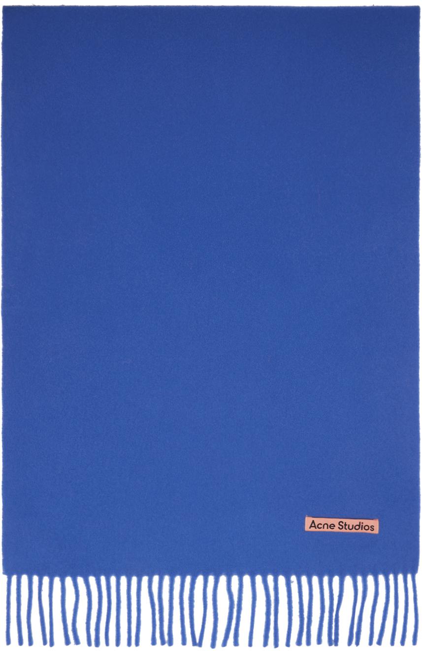 ACNE STUDIOS Narrow Fringe Wool Scarf | endource