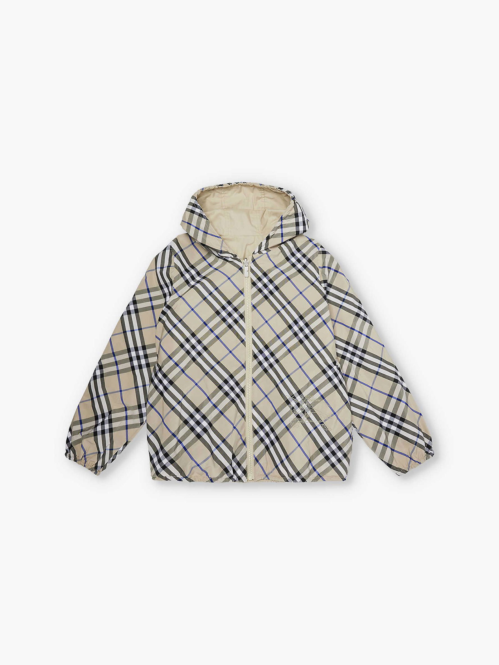 BURBERRY Rufus Reversible Woven Jacket in Lichen Ip Check | Endource