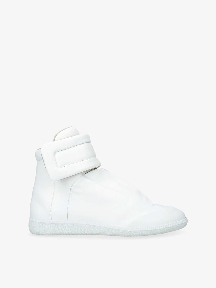 MAISON MARGIELA Future Mid-Top Leather Trainers | endource