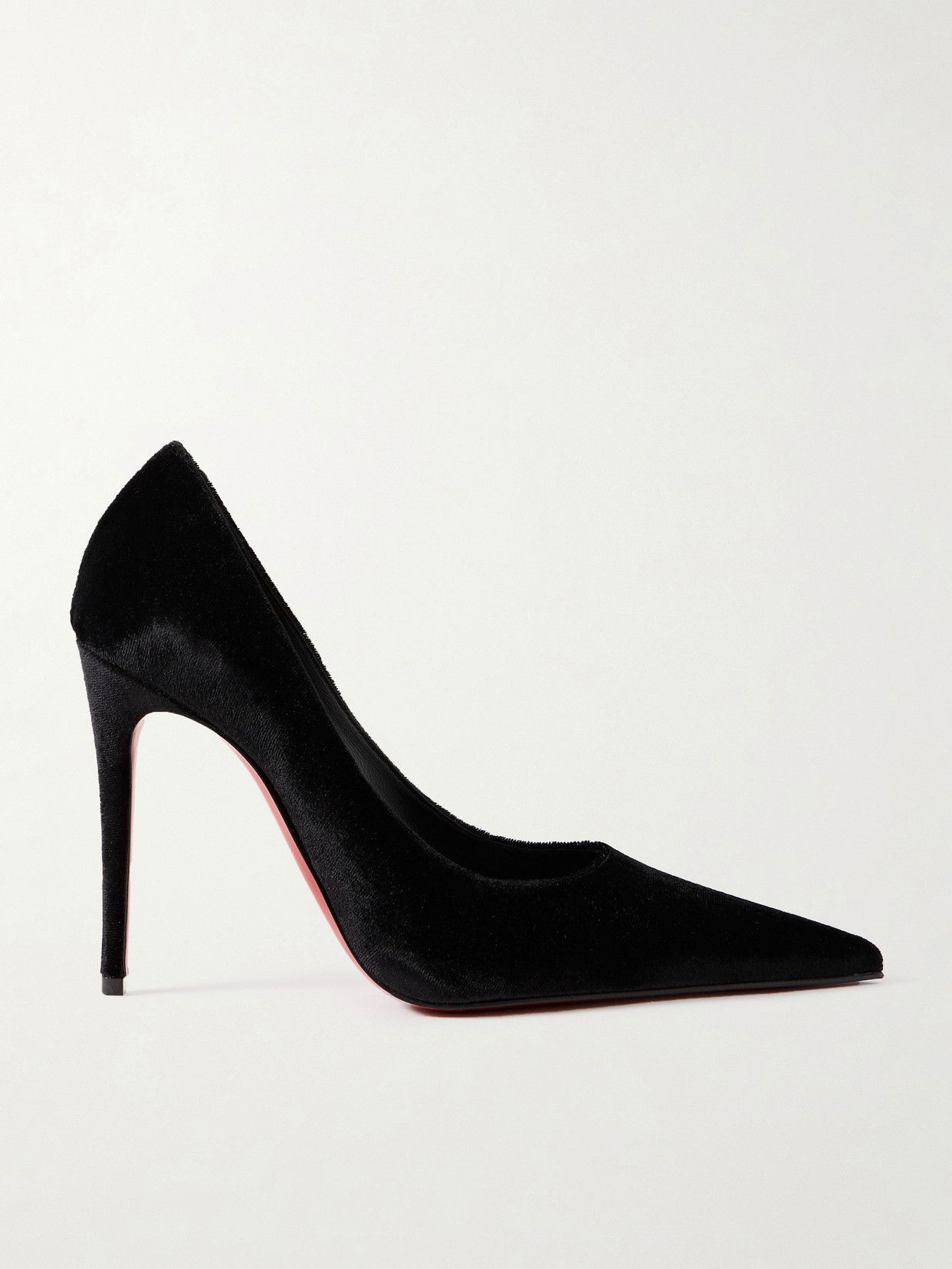 CHRISTIAN LOUBOUTIN Kate Max 100 Velvet Pumps | endource