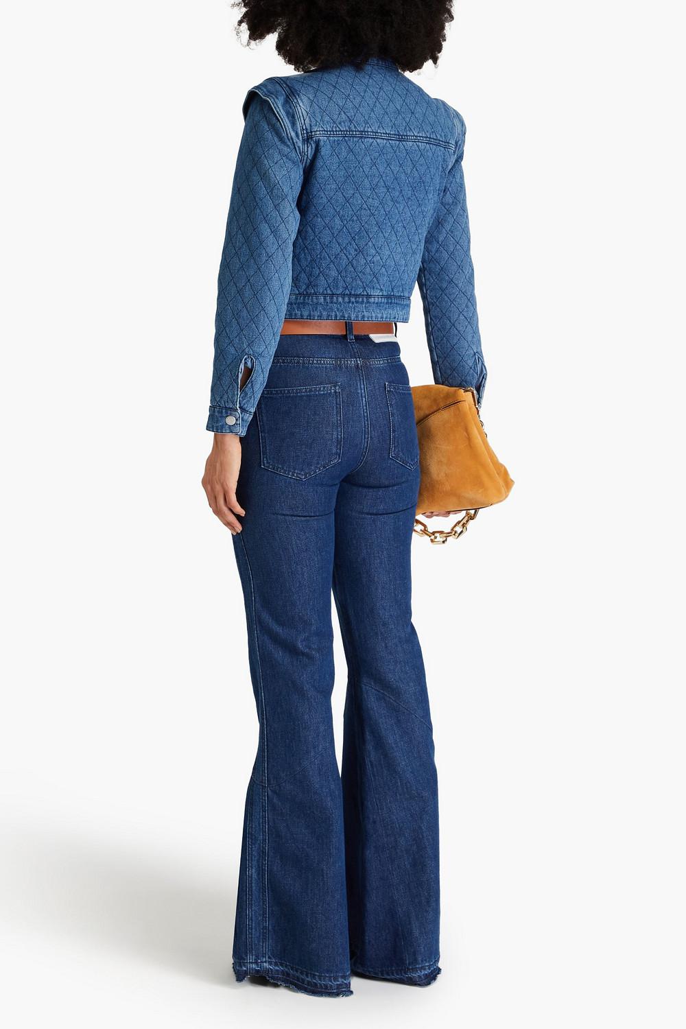 VERONICA BEARD Killian Quilted Denim Jacket | endource