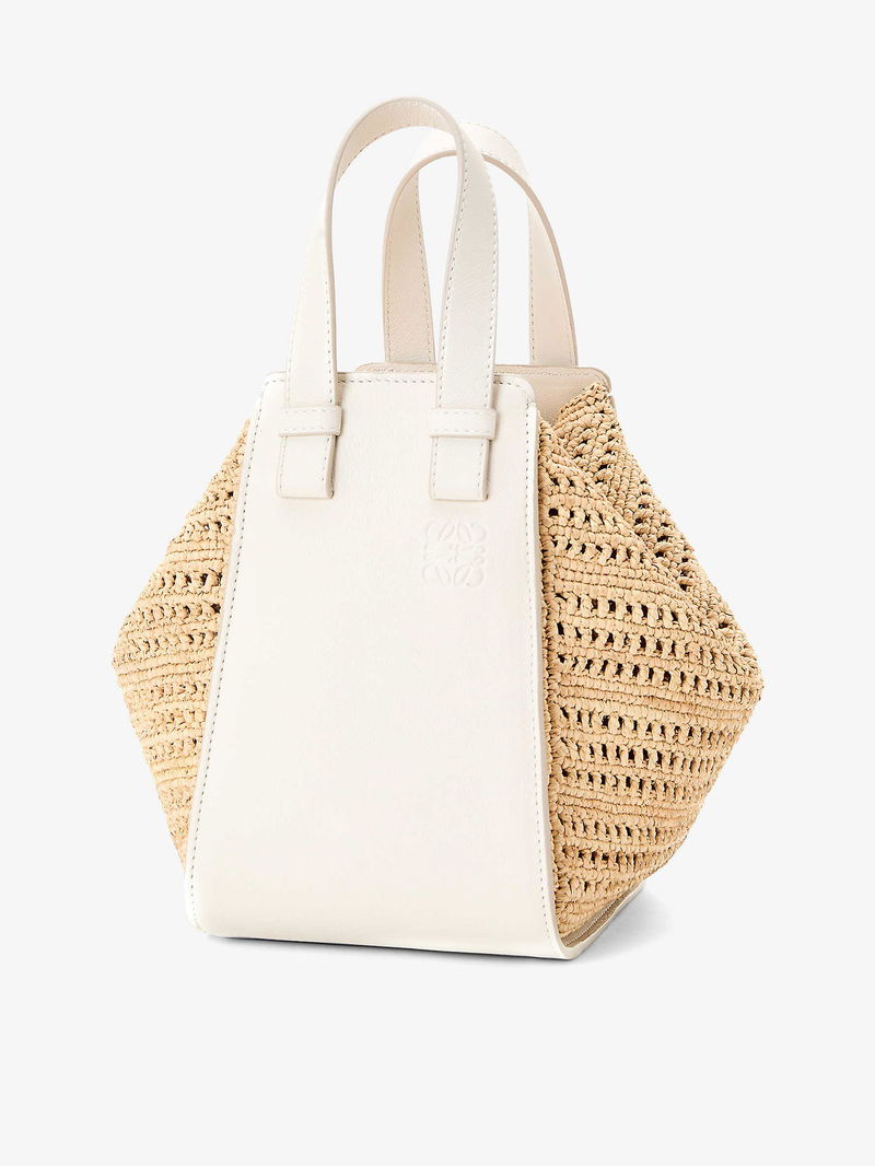 LOEWE Loewe x Paula's Ibiza - Hammock Compact Woven-Raffia And Leather ...