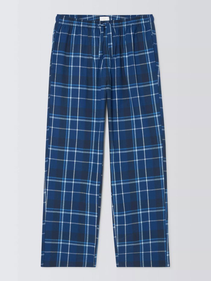 JOHN LEWIS Organic Cotton Check Pyjama Trousers | endource