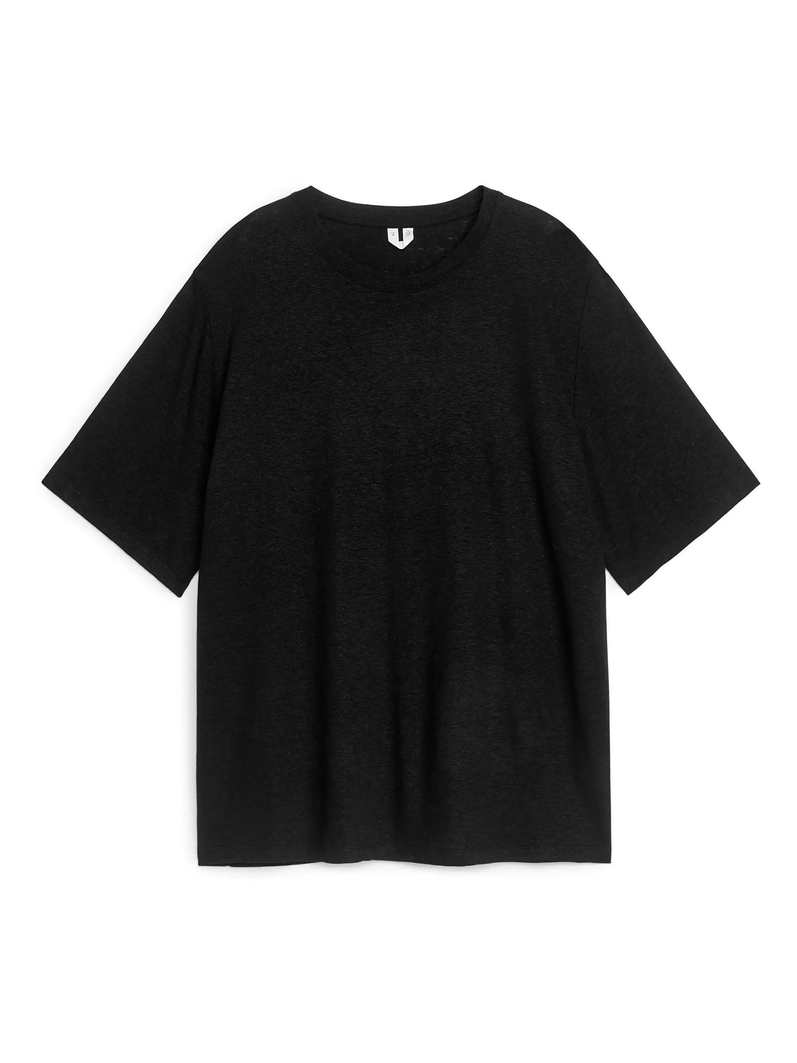 ARKET Oversized Linen-Blend T-Shirt | endource