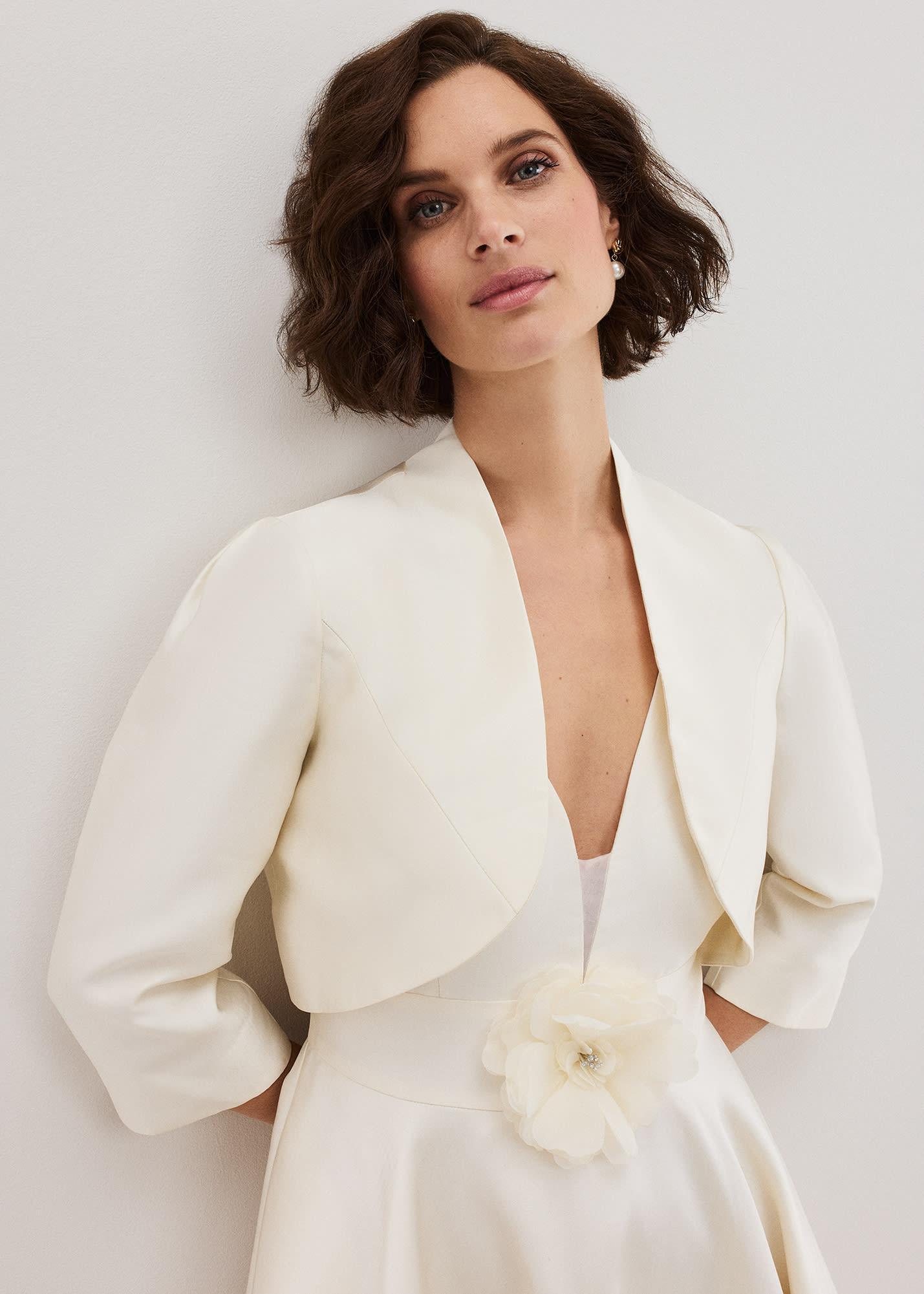 PHASE EIGHT Ariel Bolero in Ivory | endource
