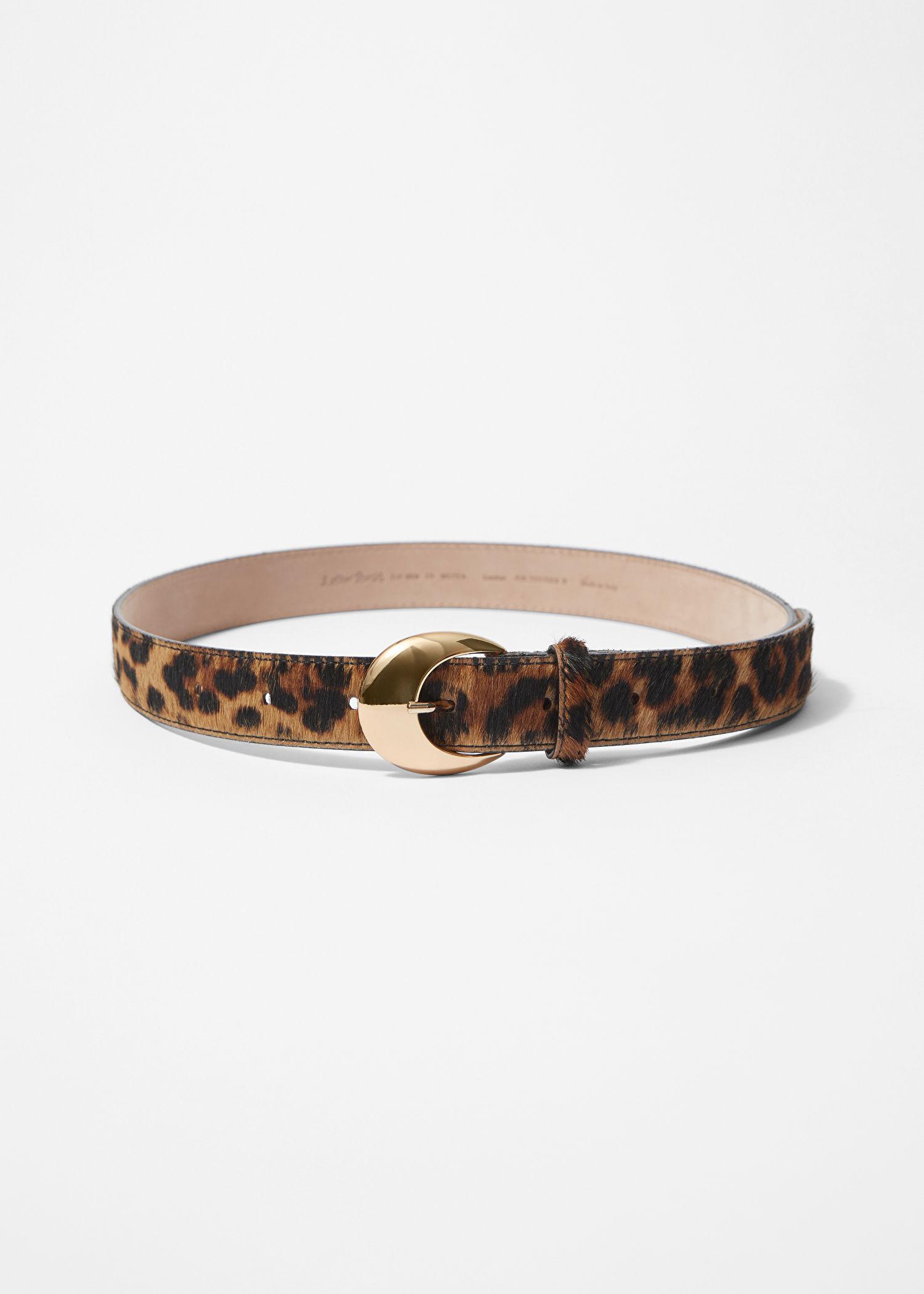 & OTHER STORIES Leopard-Print Leather Belt in Leopard | Endource
