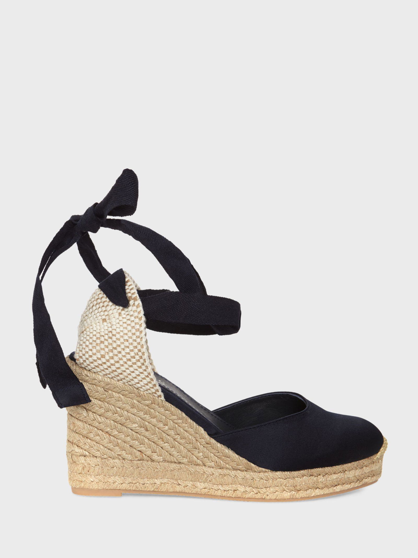 HOBBS Gracie Wedge Sandals in Midnight | endource