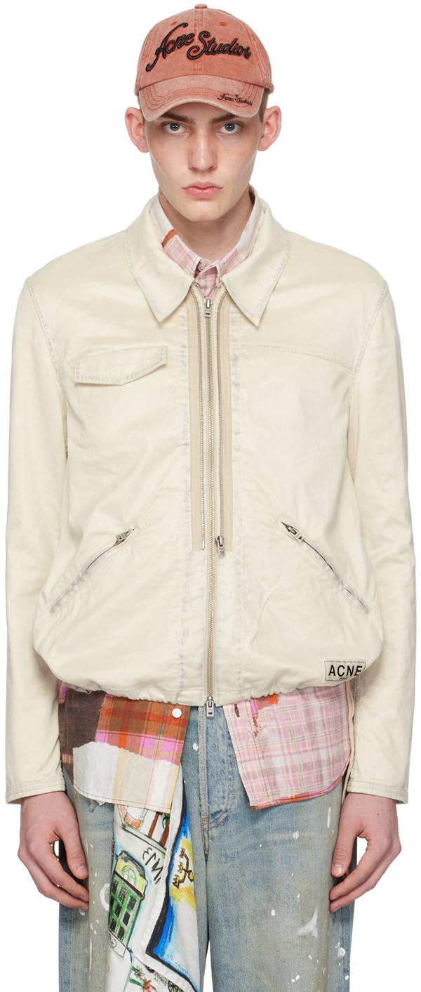 ACNE STUDIOS Zipper Faux-Leather Jacket | Endource
