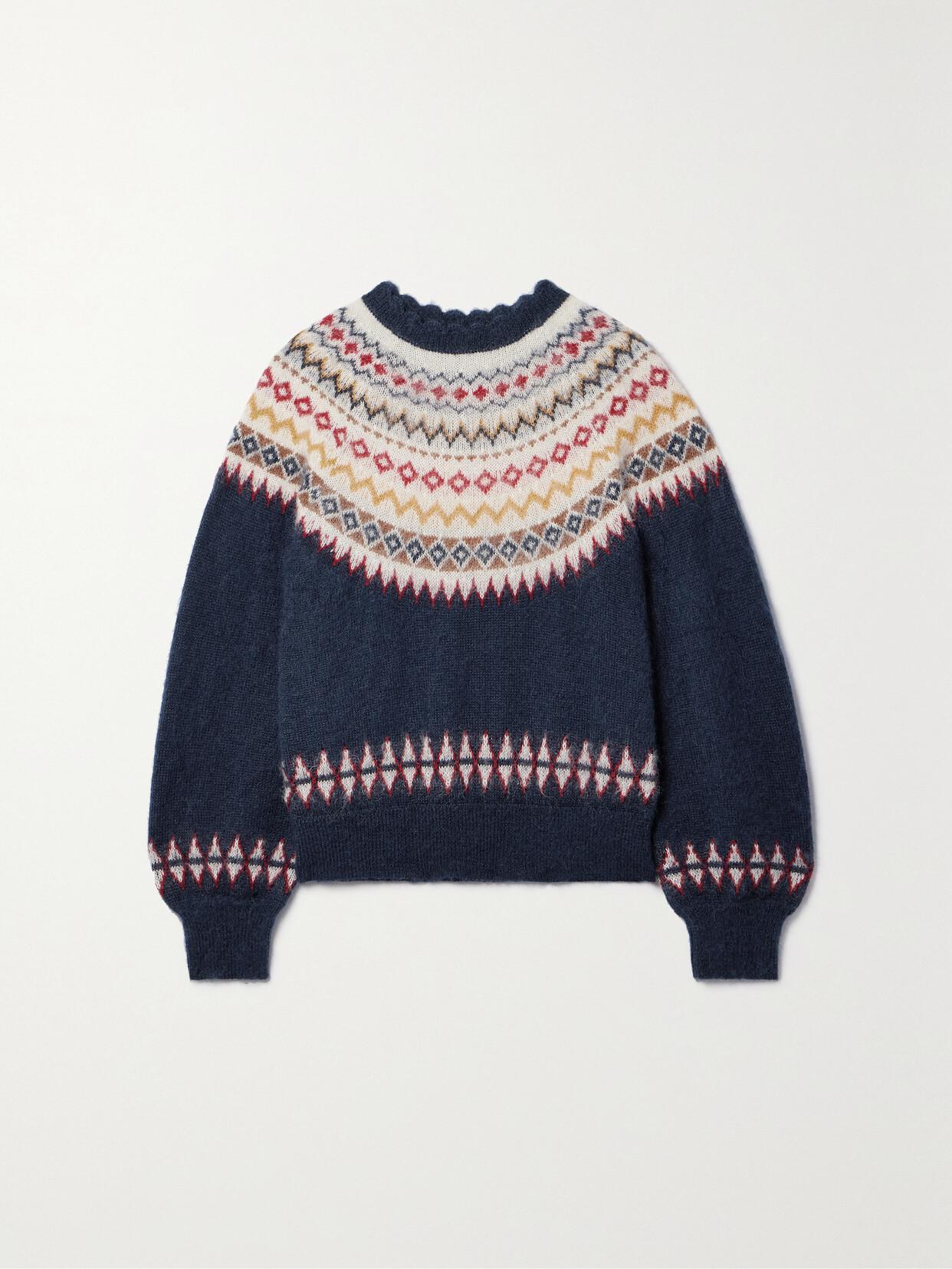 DÔEN Harvest Fair Isle Knitted Sweater | endource