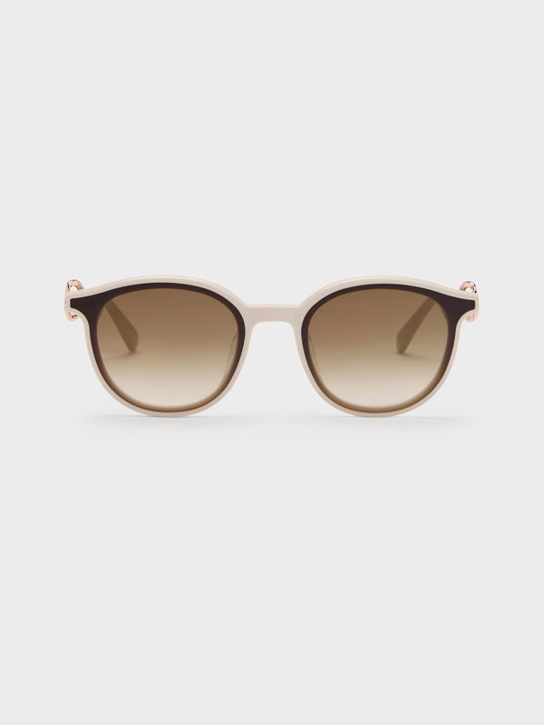 CHARLES & KEITH Ciara Heart-Motif Sunglasses | endource