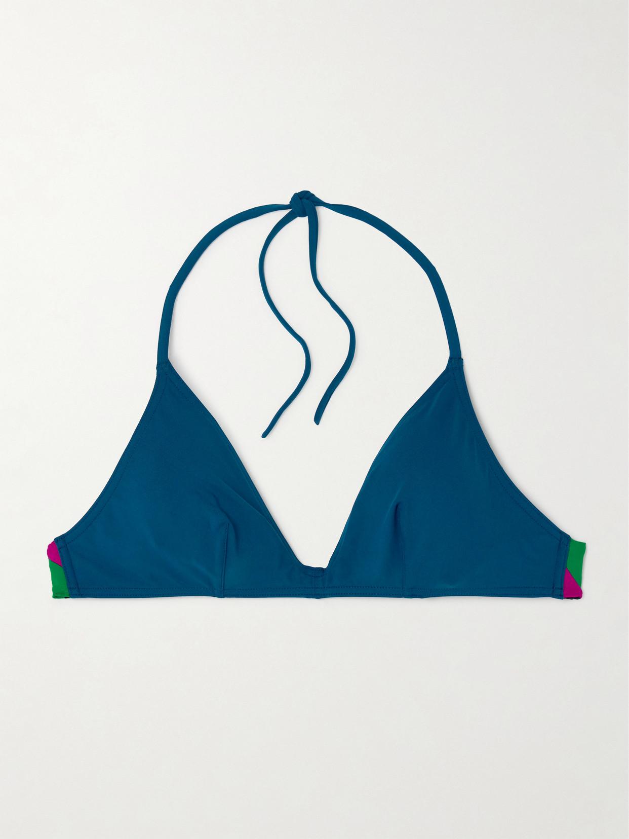 ERES Cubisme Patchwork Triangle Bikini Top | endource