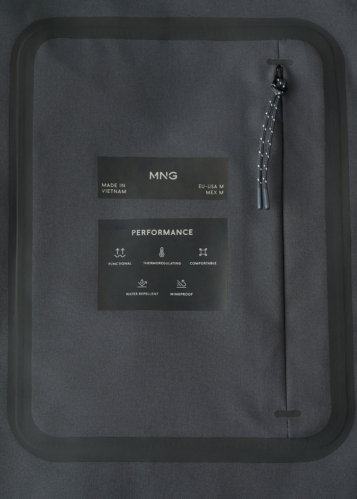 MANGO Water-repellent Parka With Pockets | endource