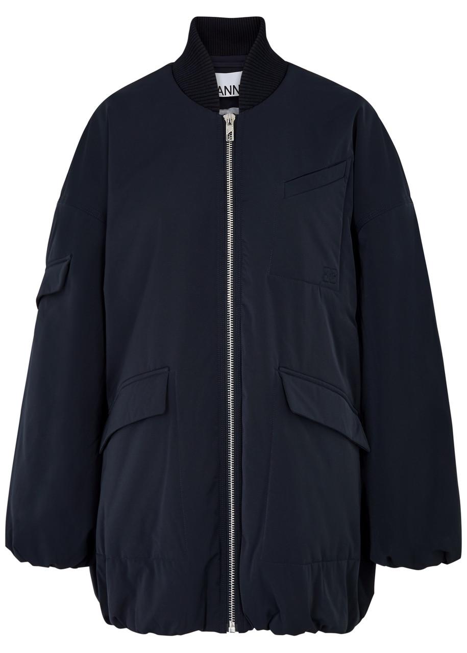 GANNI Oversized Shell Bomber Jacket | endource