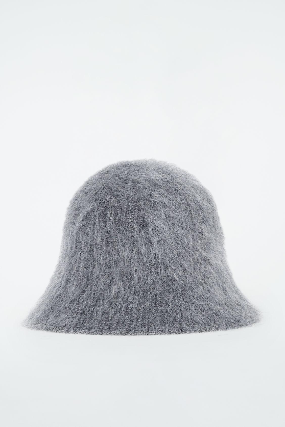 COS Mohair Bucket Hat in GREY | endource