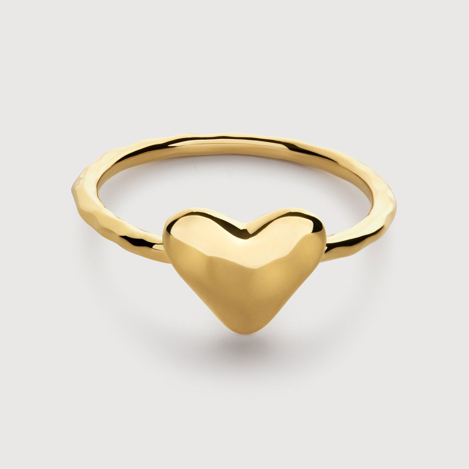 MONICA VINADER Heart Stacking Ring | endource