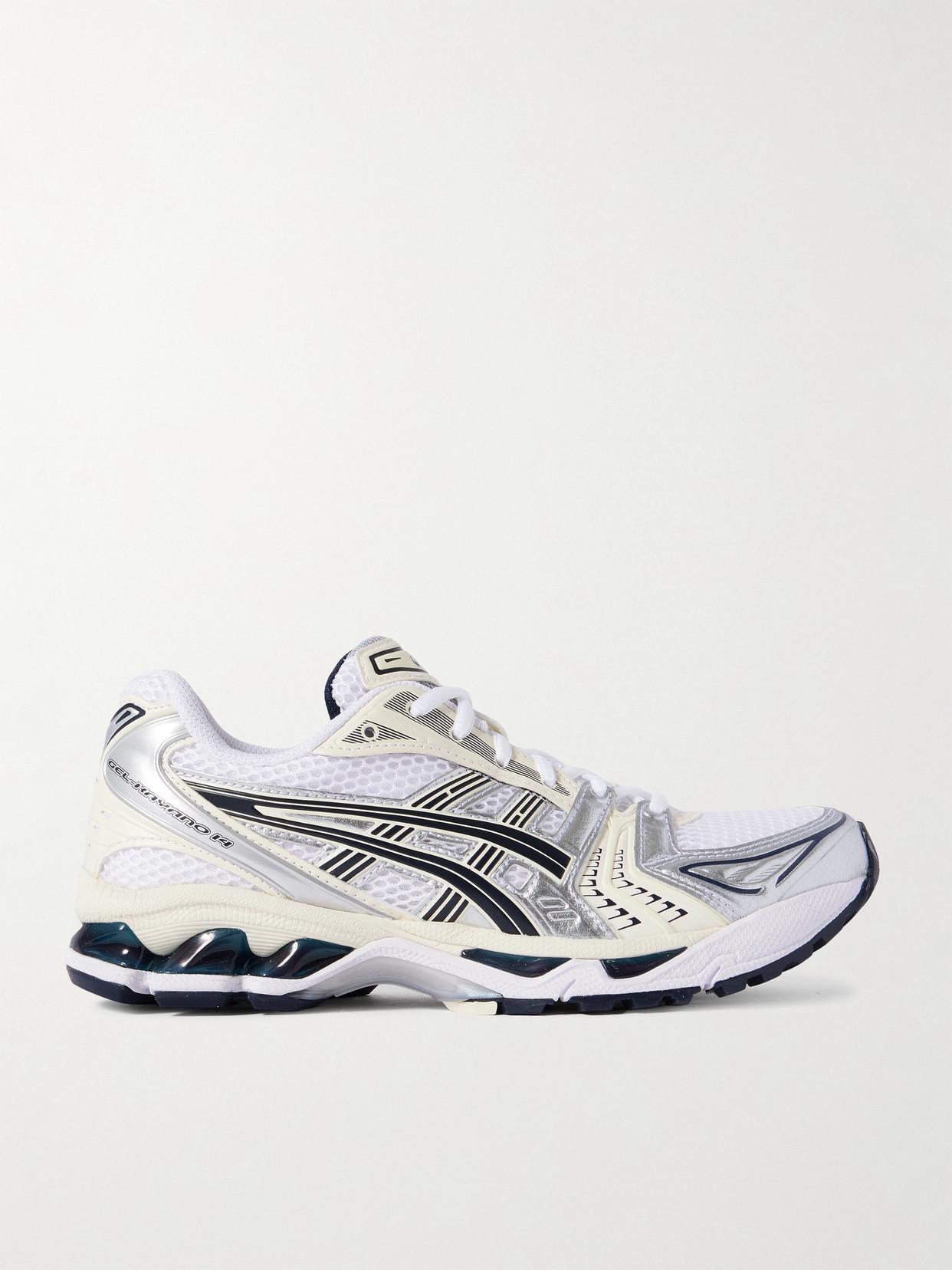 ASICS Gel-Kayano 14 Rubber-Trimmed Mesh And Faux Leather Sneakers in ...