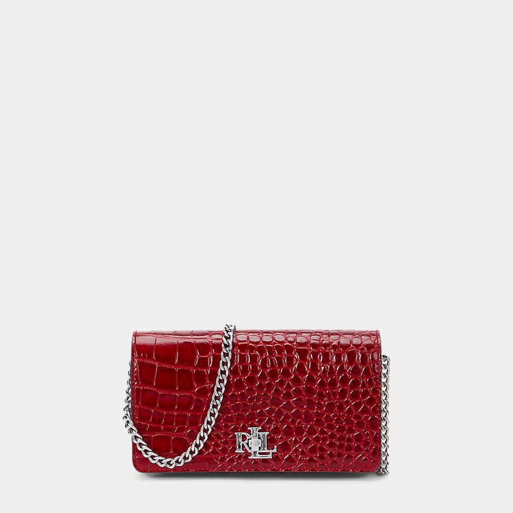 LAUREN RALPH LAUREN Embossed Crossbody Turn-Lock Tech Case | endource
