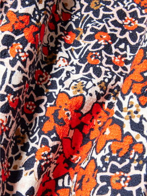 ME+EM Floral-Print Fit + Flare Cotton Maxi Dress | endource