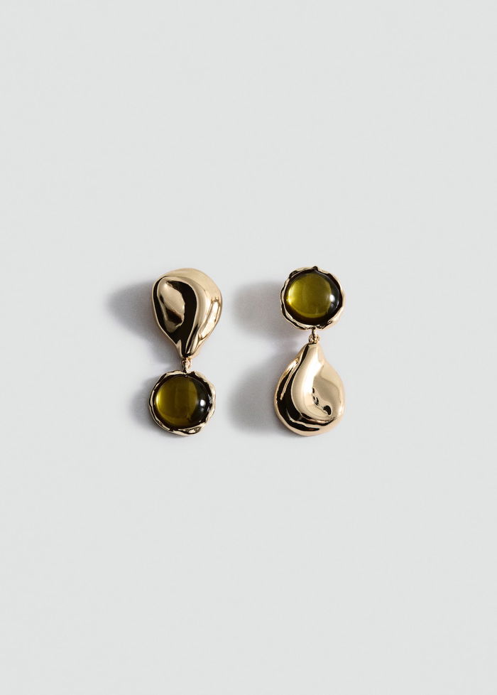MANGO Mixed Resin Earrings | endource