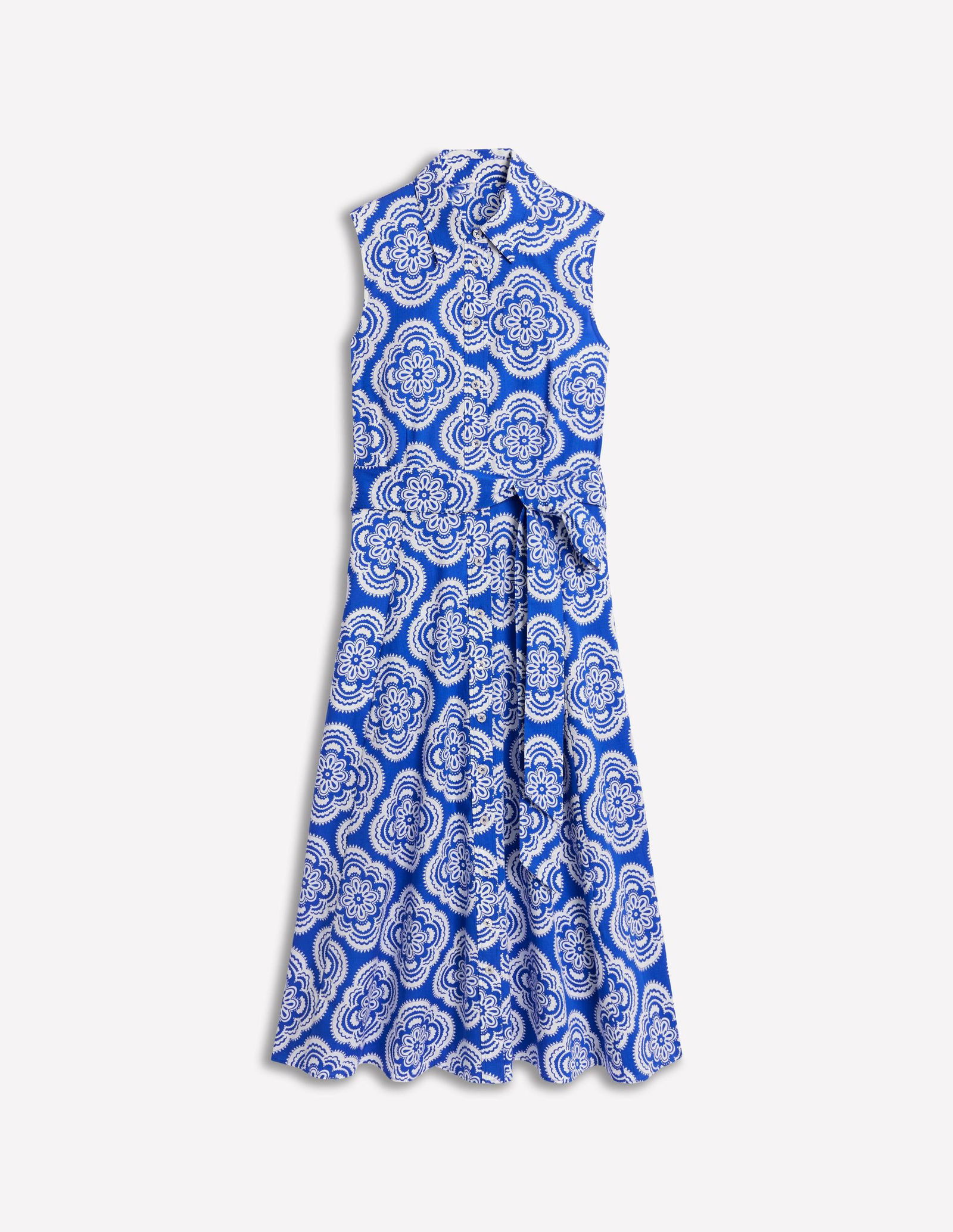 BODEN Amy Sleeveless Shirt Dress | endource