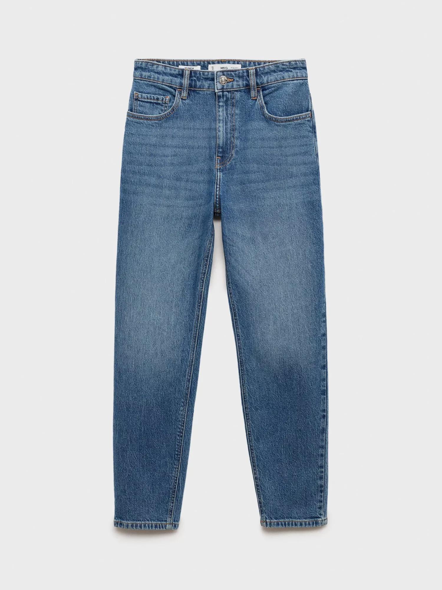 MANGO New Mom Jeans in Open Blue | endource