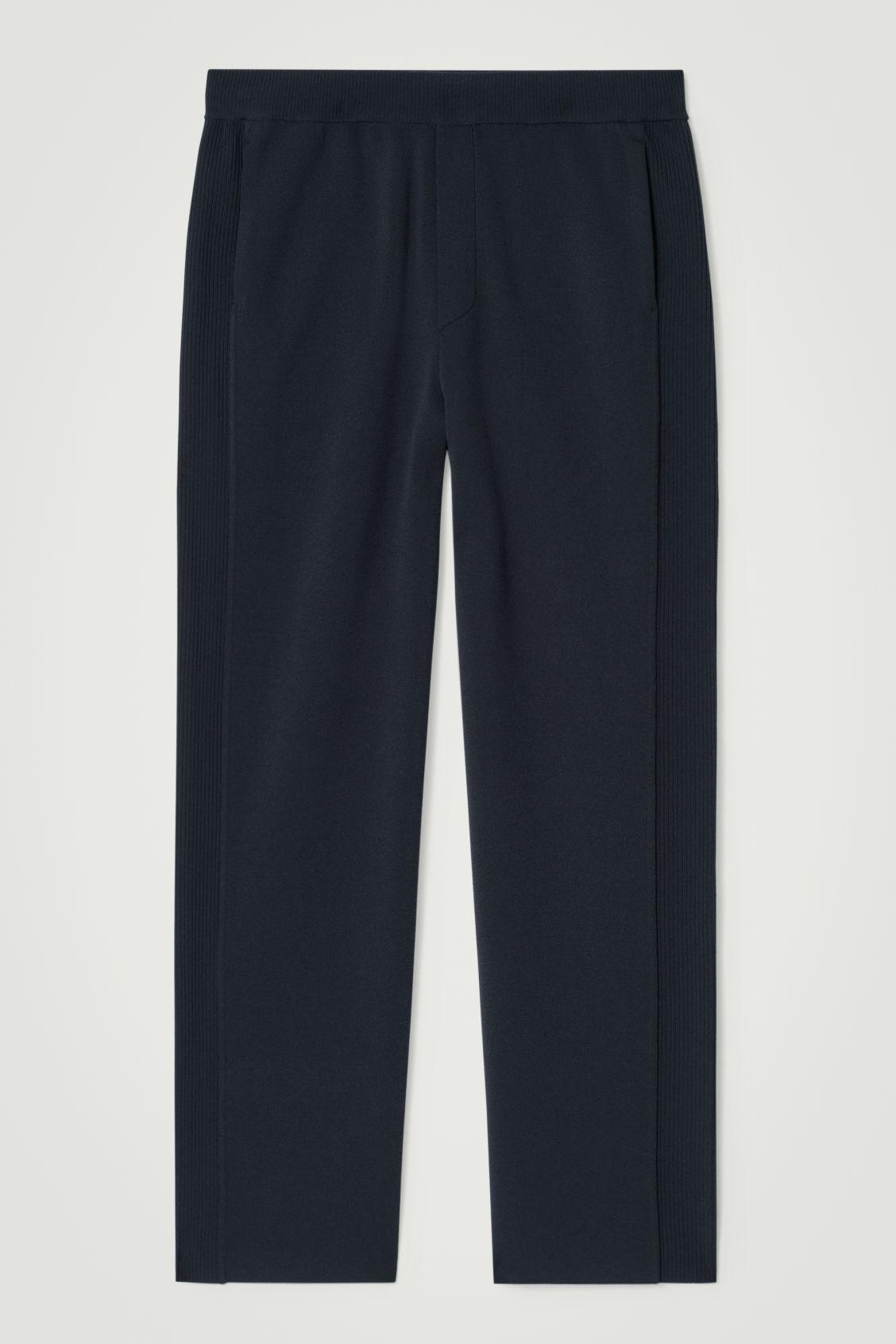 COS Double-Faced Straight-Leg Track Pants | endource