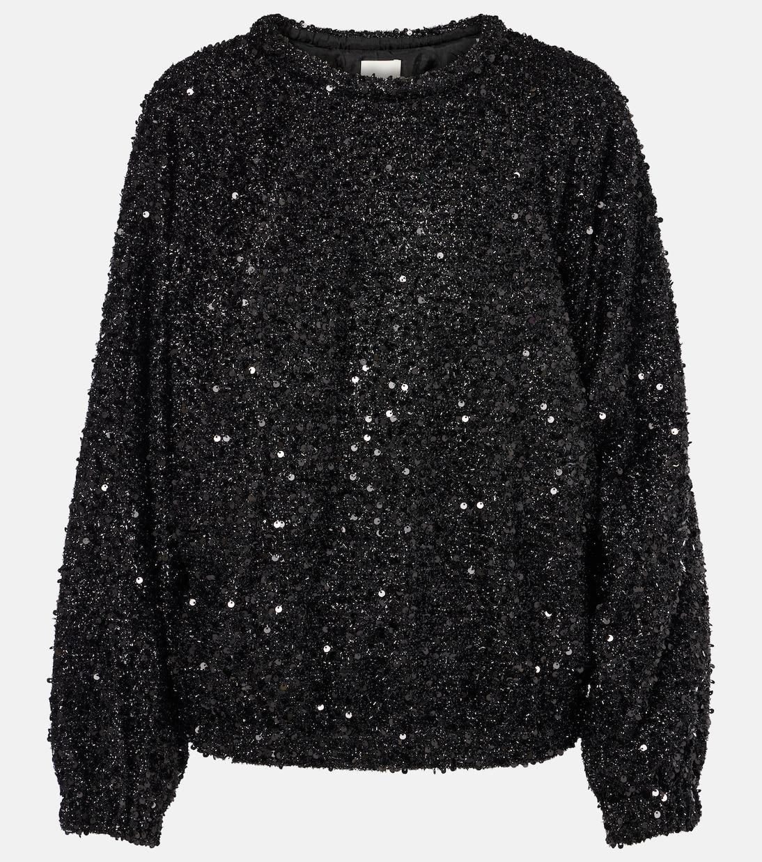 ISABEL MARANT Dabia Sequined Top | endource