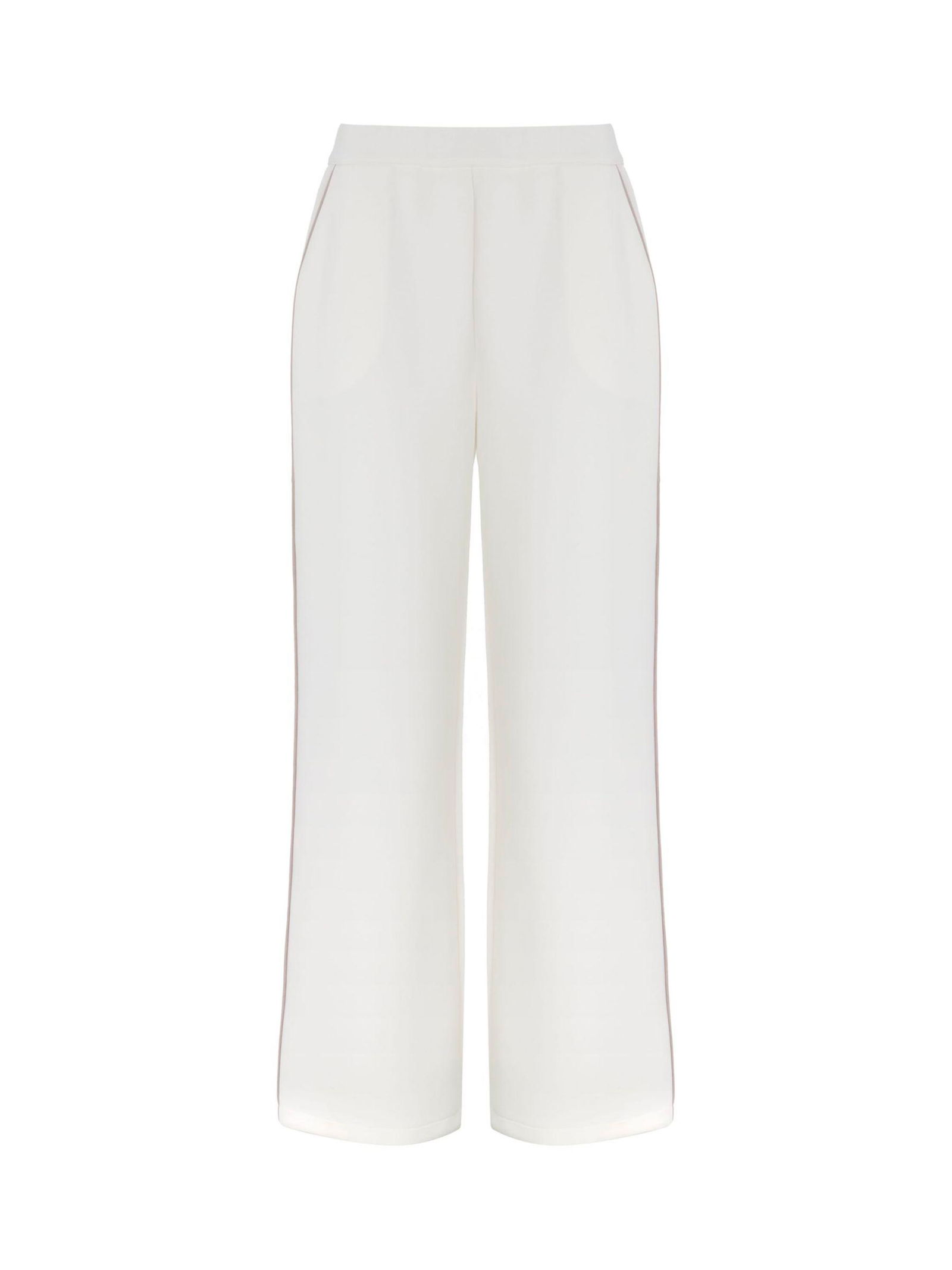 Mint Velvet Wide Leg Trousers in Ivory | Endource