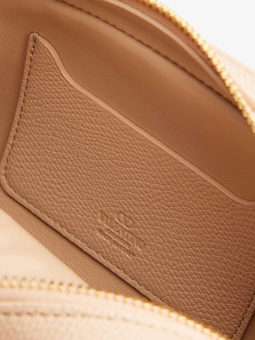 VALENTINO GARAVANI VLogo Mini Leather Bowling Bag | endource