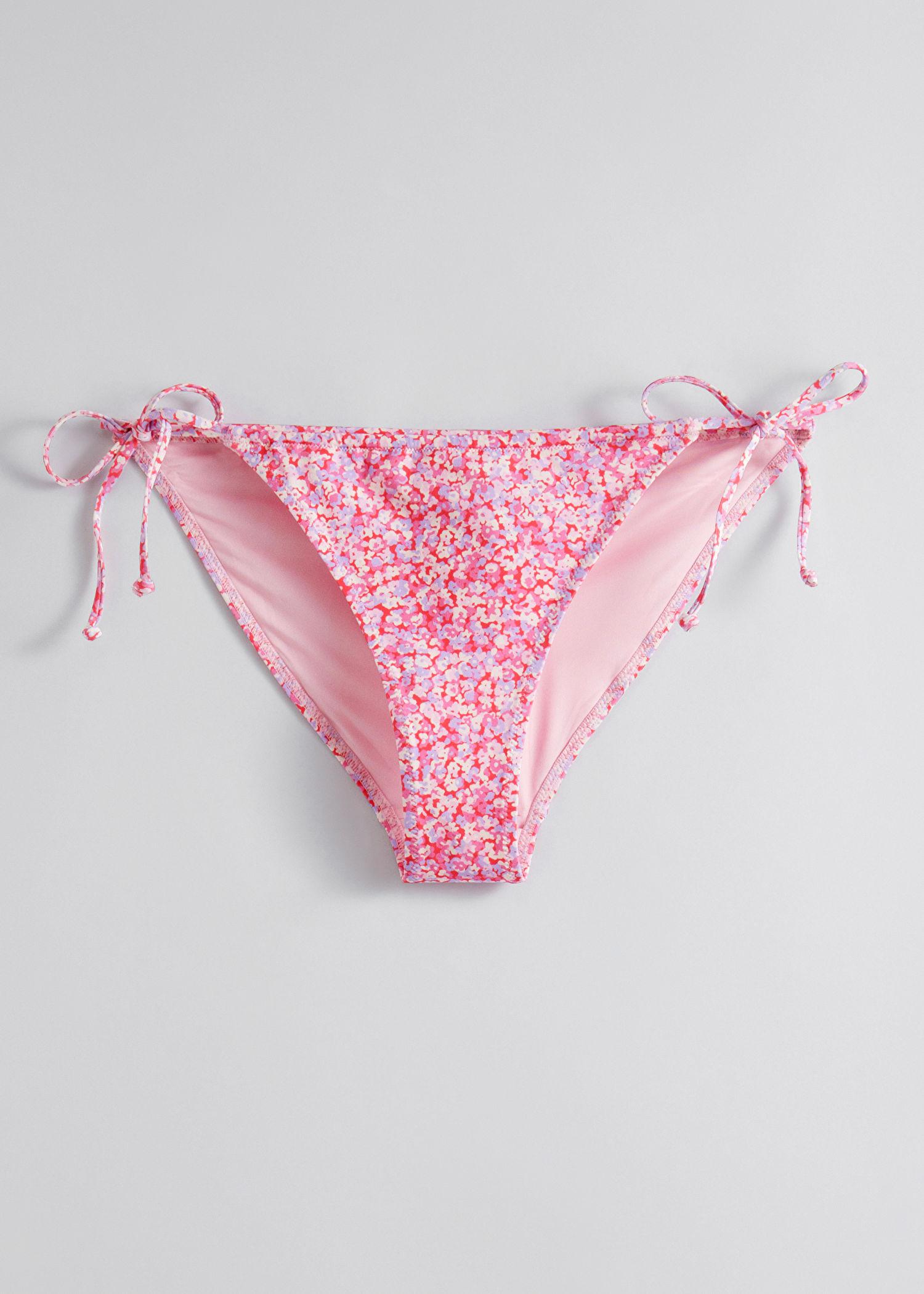 & OTHER STORIES Bikini Mini Briefs in Pink Florals | endource