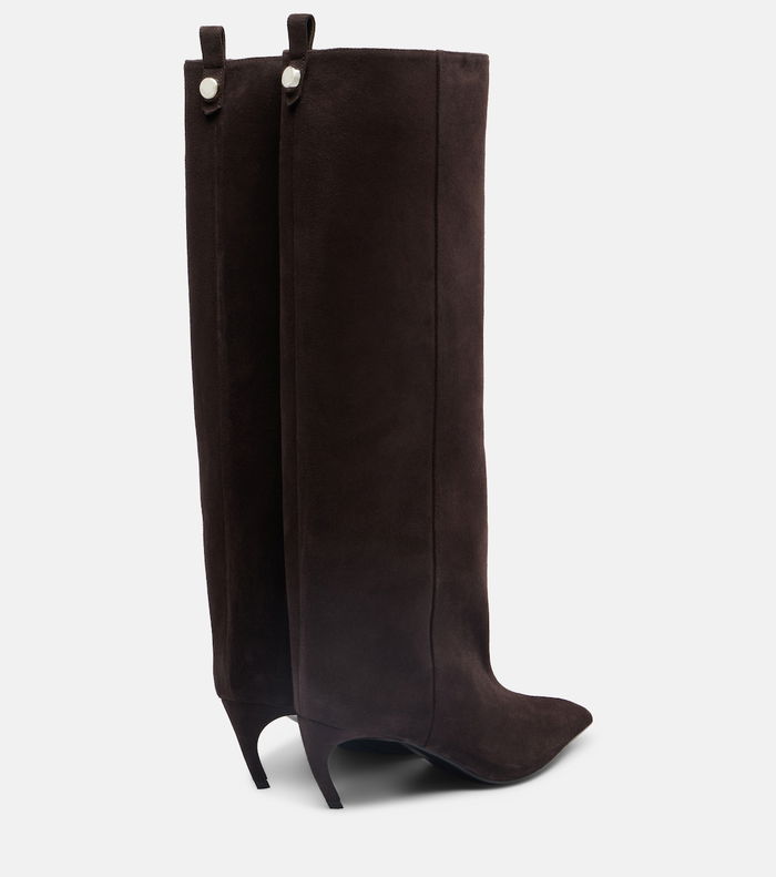 The Attico Lea 65 Suede Knee-high Boots | endource