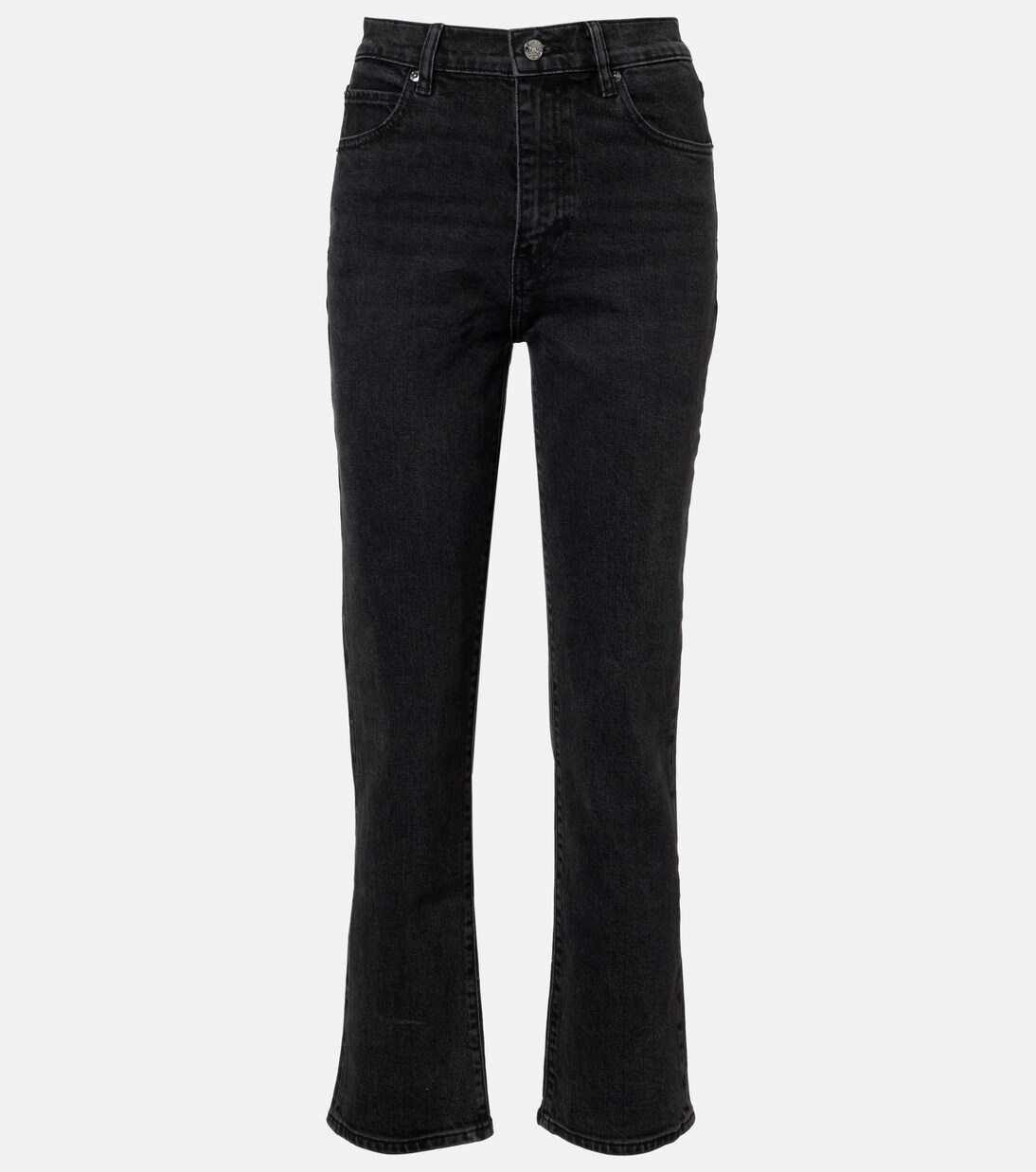 FRAME Ruler Cropped Straight Jeans | endource