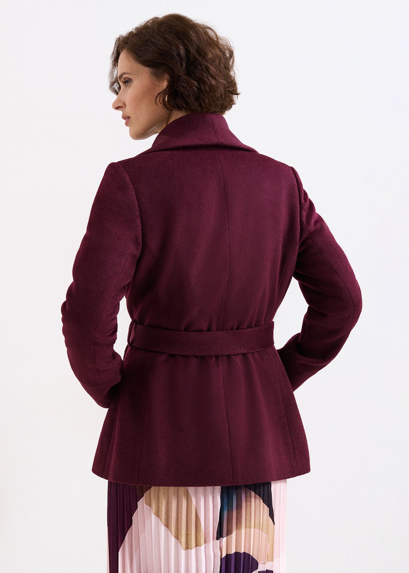 PHASE EIGHT Nicci Short Belted Wool Coat | endource